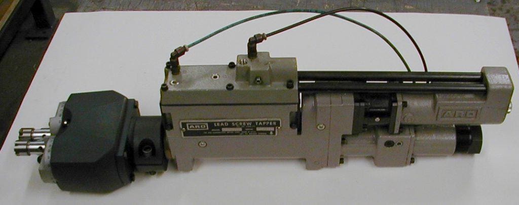 ARO Lead Screw Tapper with AutoDrill Multi Drill Tapping Head - AutoDrill